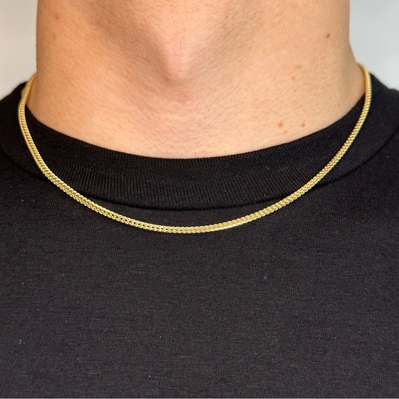 Accessories | Gold Chain 14k Gold Vermeil Franco Chain 2mm 18 Inches ...
